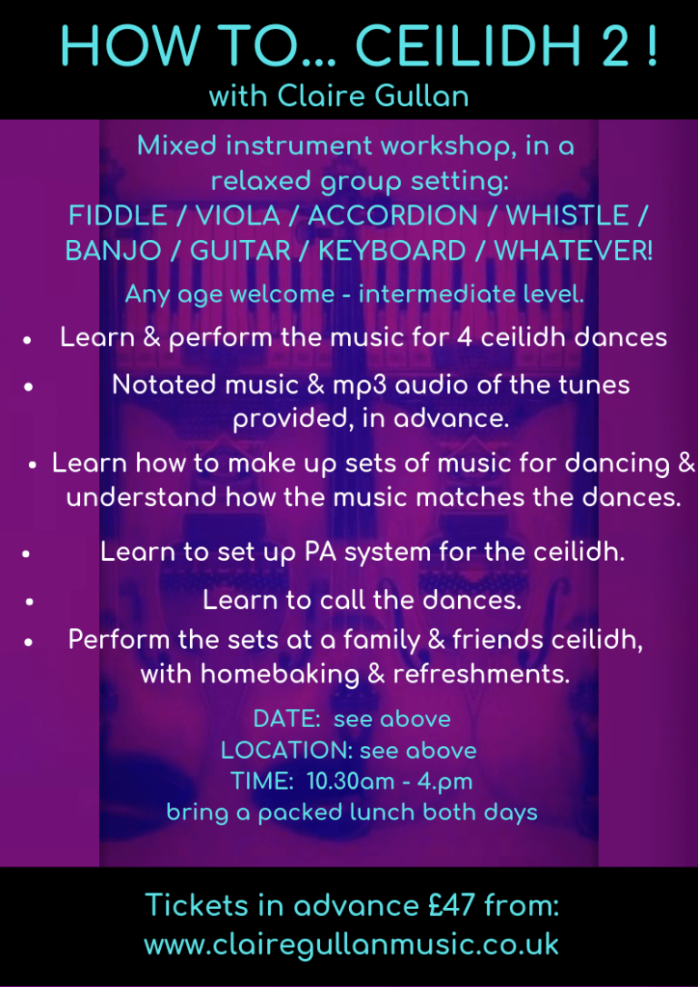 HOW TO CEILIDH 2! – Claire Gullan Music and Art